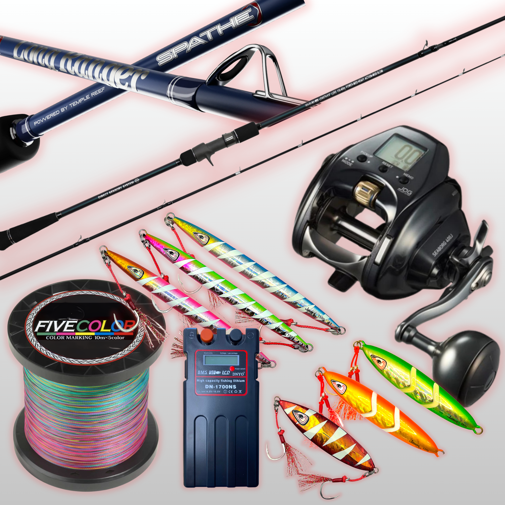 SPJ Deep Drop Electric Combo | Daiwa Seaborg 400J Slow Pitch Jigging Setup